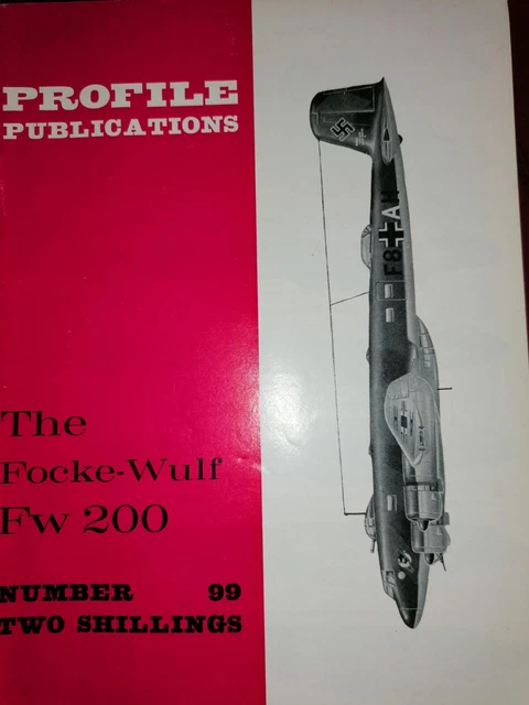 FOCKE WULF FW200- WW2 German aircraft book. Profile Publications £4.50 ...