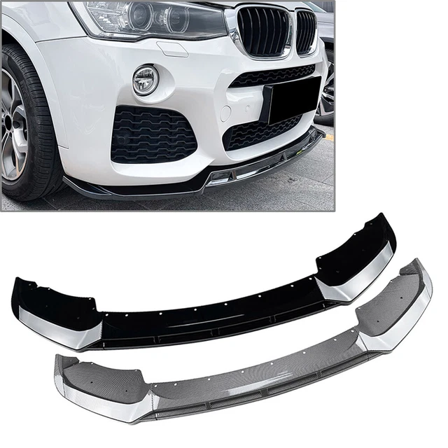FRONT BUMPER LIP Spoiler Splitter Body Kit For BMW X3 F25 X4 F26 M ...