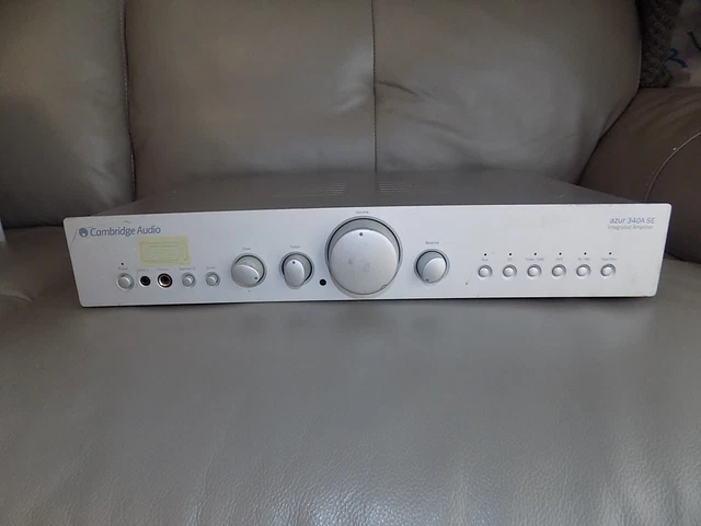 CAMBRIDGE AUDIO AZUR 340A Stereo Integrated Amplifier Amp Silver ...