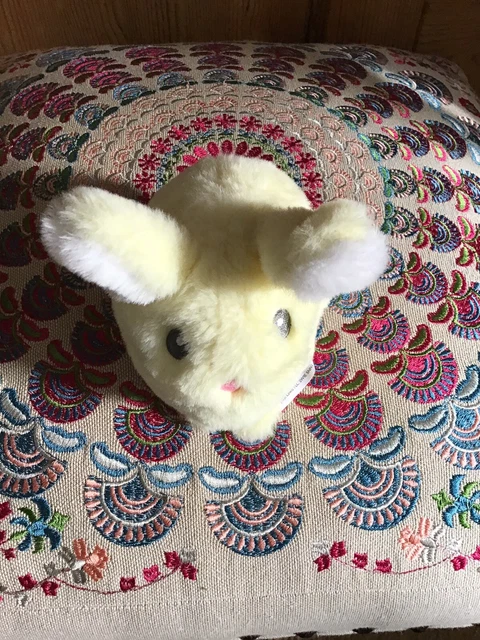 JOHN LEWIS SWEET Yellow Bunny Rabbit Easter Beanbag Plush Soft Baby Toy ...