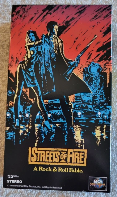 STREETS OF FIRE A Rock & Roll Fable VHS Michael Pare Diane Lane Rick ...