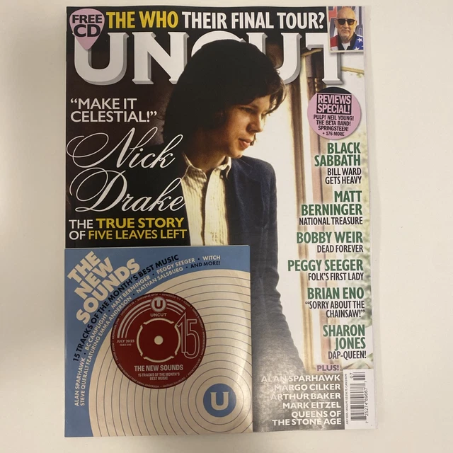 UNCUT MAGAZINE JULY 2025 Nick Drake Black Sabbath Ozzy Osbourne Free CD $12.99 - PicClick CA