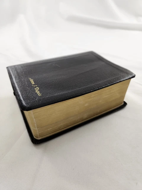 BLACK FAUX LEATHER Quad Holy Bible Book of Mormon Scripture Set LDS $50 ...