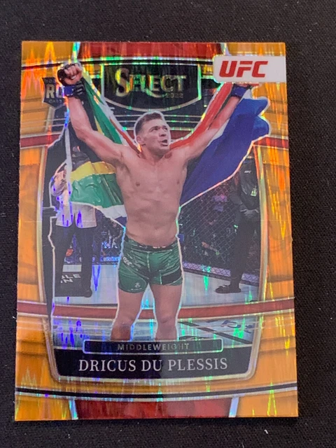 DRICUS DU PLESSIS #44 2022 Select Ufc - Orange Flash - Rookie Rc $6.99 ...