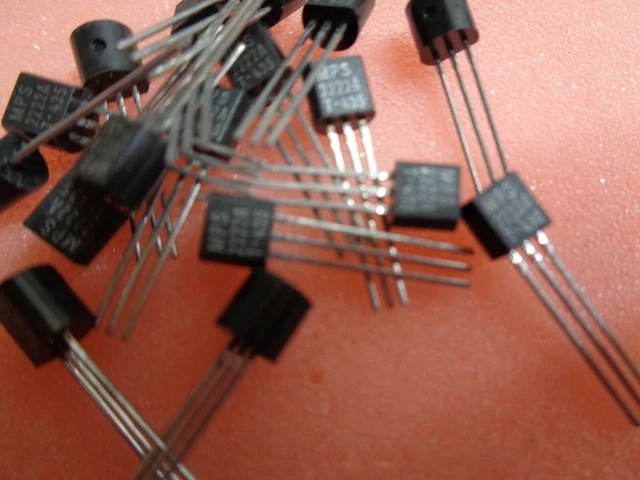 MPS2222A TRANSISTOR GP BJT NPN 40V 0.6A 3-Pin TO-92 UK STOCK x25pcs £5. ...