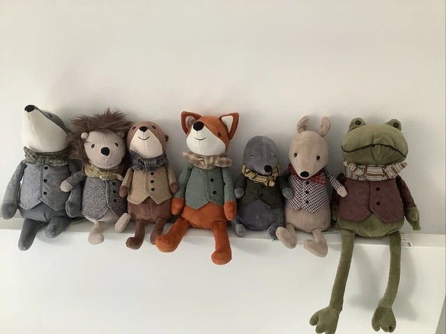 JELLYCAT RIVERSIDE RAMBLER Bundle All NWT OTTER RAT FOX HEDGEHOG ETC £ ...