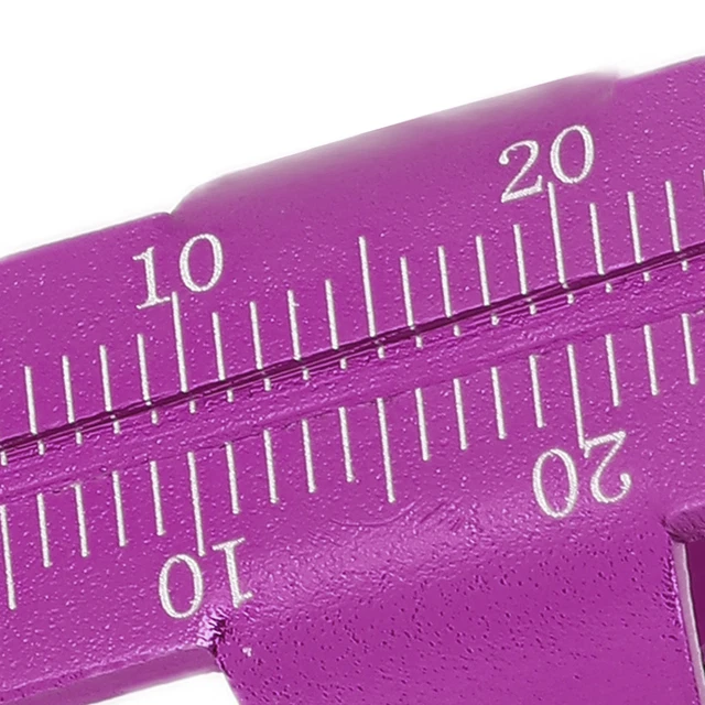 (VIOLET) ENDO GAUGE Finger Rule Gingival Span Measurement Scaler Bague ...