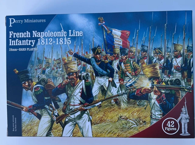 PERRY MINIATURES FRENCH Napoleonic Line Infantry 1812-1815 28mm £19.00 ...