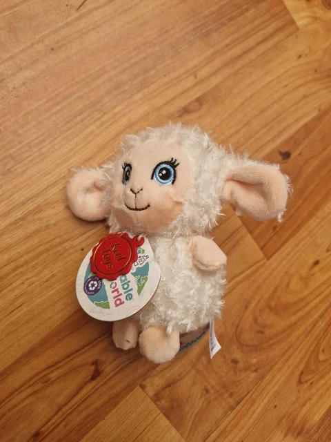 10CM KEEL TOYS Keeleco Adoptable World Fran L'Agneau Peluche Jouet Animal BNWT EUR 19,82 ...