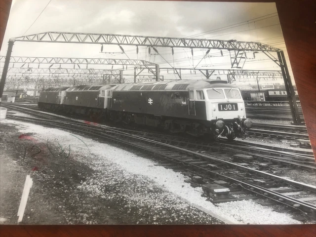 BRUSH CLASS 47 LOCOMOTIVE 1973 ORIGINAL PHOTO 1548 1750 1693 Crewe ...