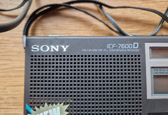 RADIO SONY ICF-7600D Vintage World Band Recepteur, récepteur du monde EUR 6,50 - PicClick FR