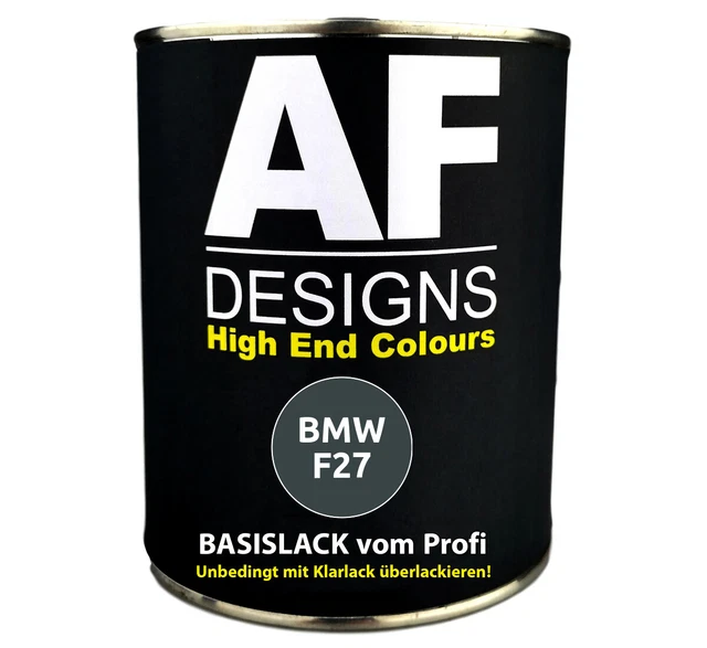 500ML VERNIS DE Base BMW F27 Anthracite Mat Prêt À L'Emploi Peinture ...
