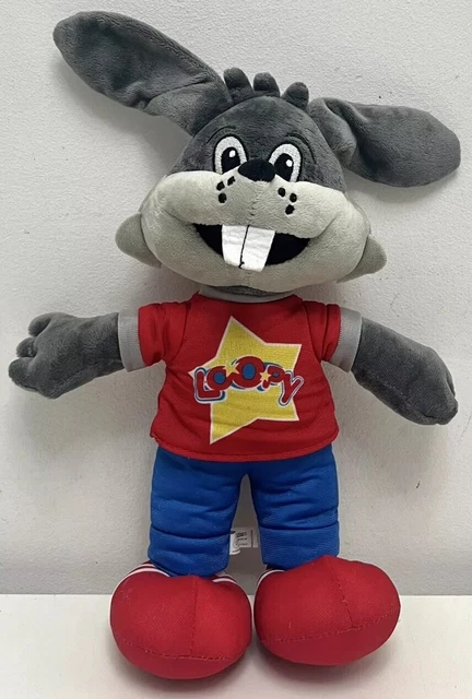 PARK HOLIDAYS UK Ltd Loopy Rabbit 32cm Grey Soft Toy Plush Character ...