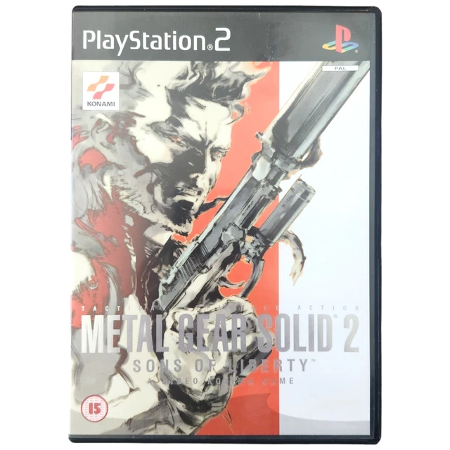METAL GEAR SOLID 2-Sons Of Liberty Sony PS2 Game PAL VGC Complete W ...