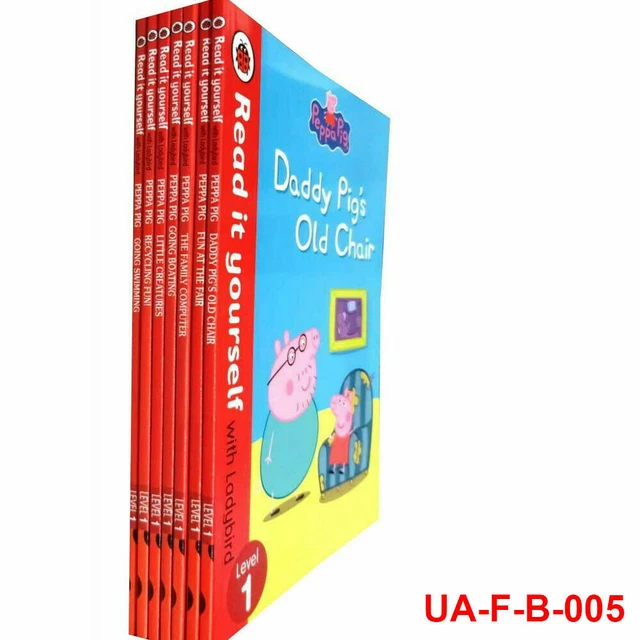 PEPPA PIG READ It Yourself with Ladybird Level 1, 7 Books Collection Set NEW £14.99 - PicClick UK