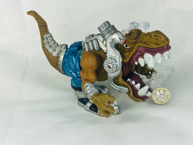 ACTION FIGURE T BONE Street Sharks Tyrannosaurus Rex Dinosaur T-Rex EUR ...