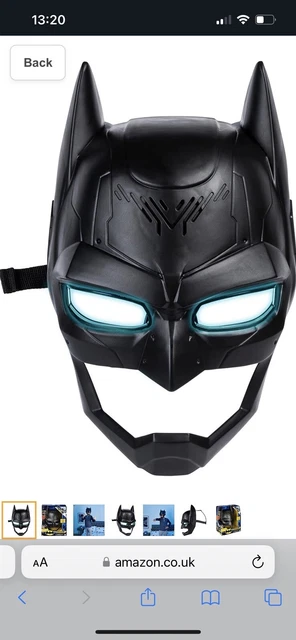 DC COMICS BATMAN Bat-Tech Voice-Changing Mask with Over 15 Sounds £5.00 ...