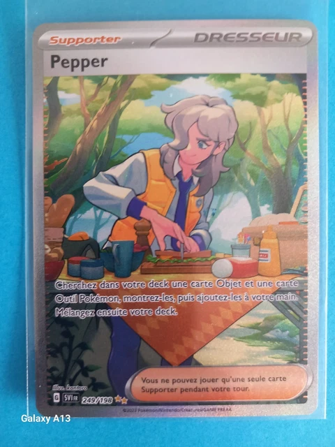 CARTE POKÉMON PEPPER 249/198 EV01 Écarlate Violet neuve / FR EUR 12,00 ...