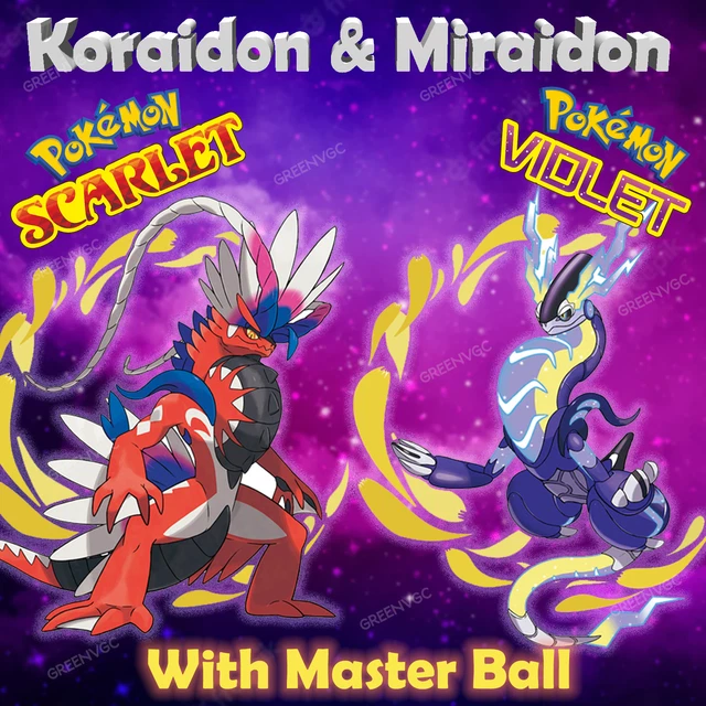 POKEMON SCARLET & Violet MIRAIDON & KORAIDON! Battle Ready - EV Trained! Fast! £5.92 - PicClick UK