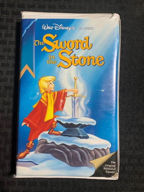 1998 THE SWORD IN THE STONE Walt Disney Classic VHS #229 Black Diamond ...