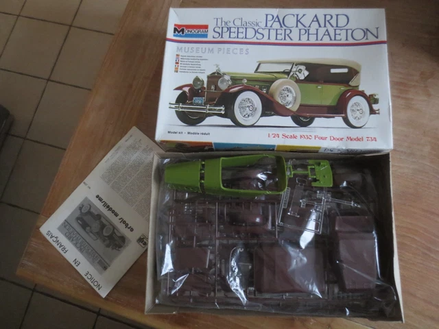 MAQUETTE MONOGRAM - maquette voiture PACKARD SPEEDSTER PHAETHON ( jouet ...