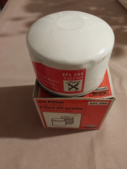 FORD SIERRA RS Cosworth 2WD Oil Filter EFL 298 Genuine Motorcraft 1986 ...