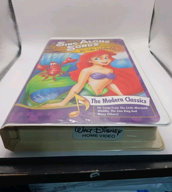 DISNEY SING ALONG Songs The Modern Classics VHS Clamshell (Little Mermaid Cover) £9.40 - PicClick UK