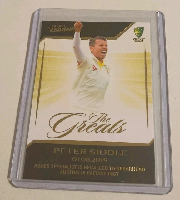 2025-26 CRICKET Luxe Peter Siddle The Greats TG 10/12 008/148 £41.36 ...