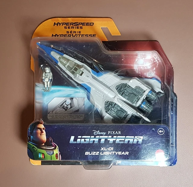 DISNEY PIXAR LIGHTYEAR Hyperspeed Series XL-01 Rocket Ship & Mini Buzz ...