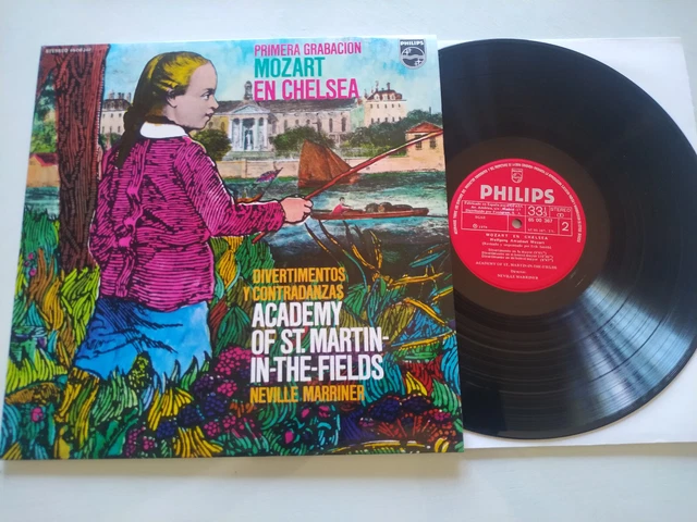 MOZART SUR CHELSEA Divertimentos Contradanzas Marriner 1974 - LP 12 ...