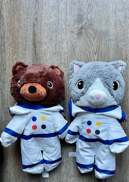 IKEA AFTONSPARV CAT & Bear Astronaut Spaceman Soft Plush Toy 11” £11.12 ...
