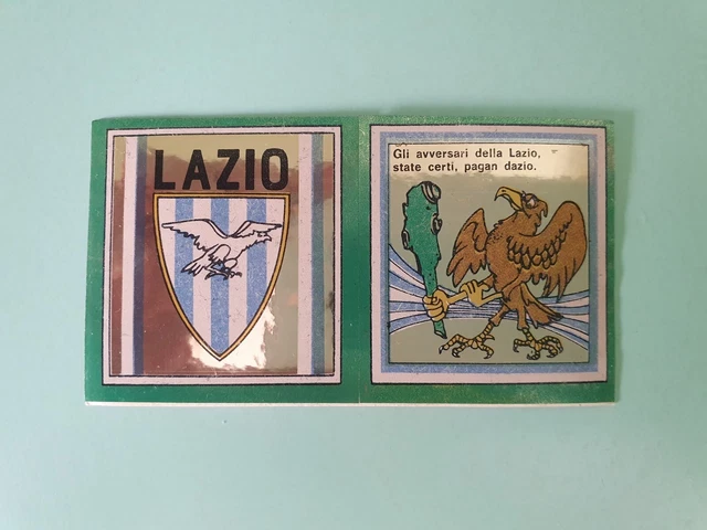PANINI CALCIATORI 1969-70 - Figurina Scudetto E Simbolo Lazio EUR 2,50 ...