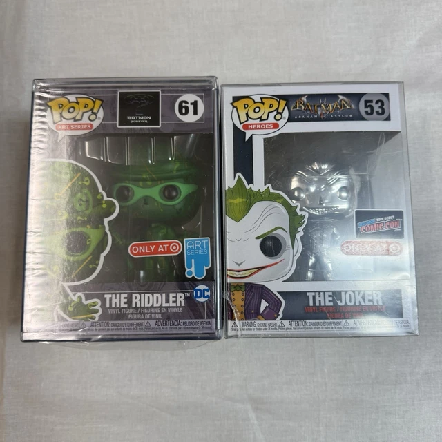 FUNKO POP EXCLUSIVE Batman Forever the Riddler The Joker 61 + 53 Target ...