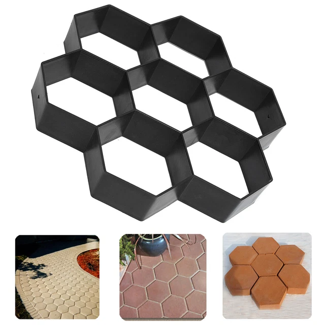 DIY TERRASSE EINFAHRT Pflaster Pflasterform Beton Stufe Stein Wegmacher ...