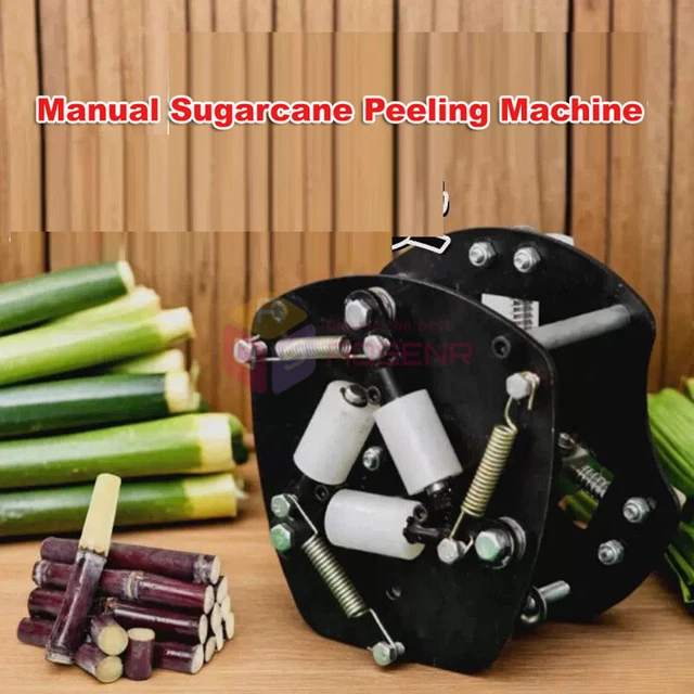 MANUAL PUSH-PULL SUGARCANE Peeling Machine Sugar Cane Skin Remover ...