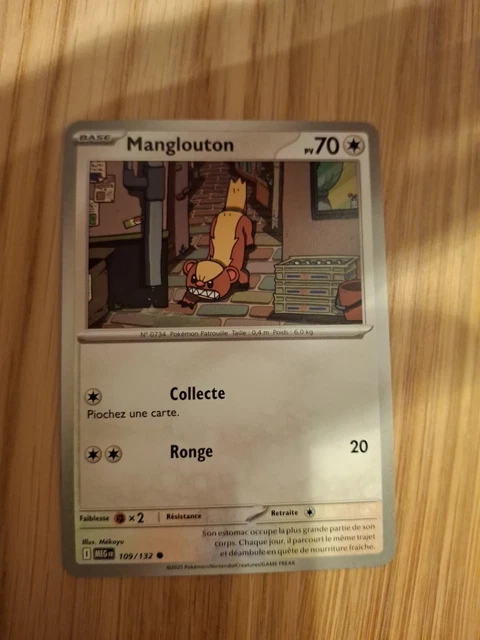 MANGLOUTON 109/132 POKÉMON TCG Mega Evolution Common Card FRENCH £1.16 - PicClick UK
