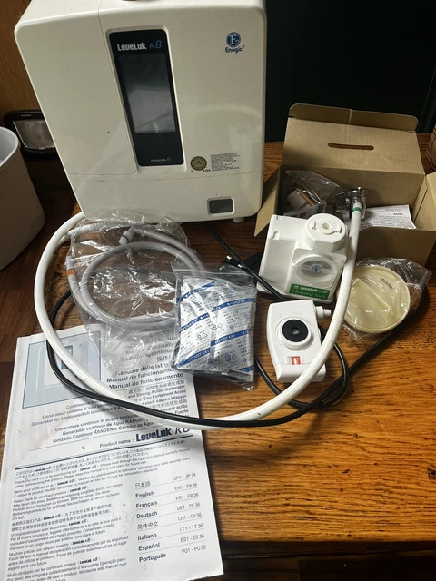 ENAGIC KANGEN LEVELUK K8 Water Ioniser Alkalised & Hydrogen Water ...