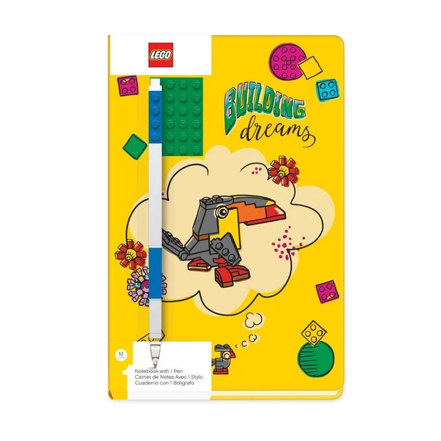 LEGO JOURNAL BUILDING Dream Green Brick With Gel Pen Blue £21.50 ...