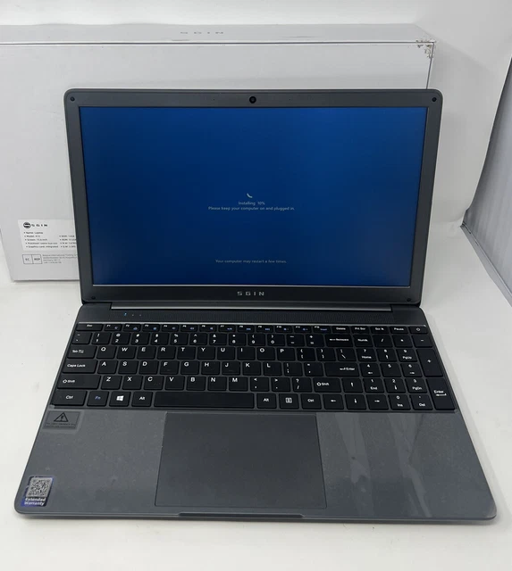 SGIN X15 LAPTOP 15.6" Intel Celeron N5095A 12GB Ram 512GB HDD Win11 ...
