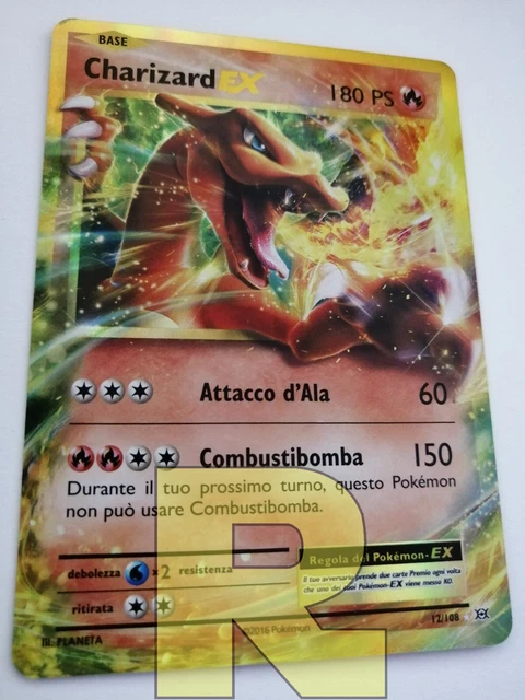 CHARIZARD EX ® Evoluzioni 12/108 ® Rara Holo Foil ® Pokemon ® Italiano ® Good EUR 34,50 ...
