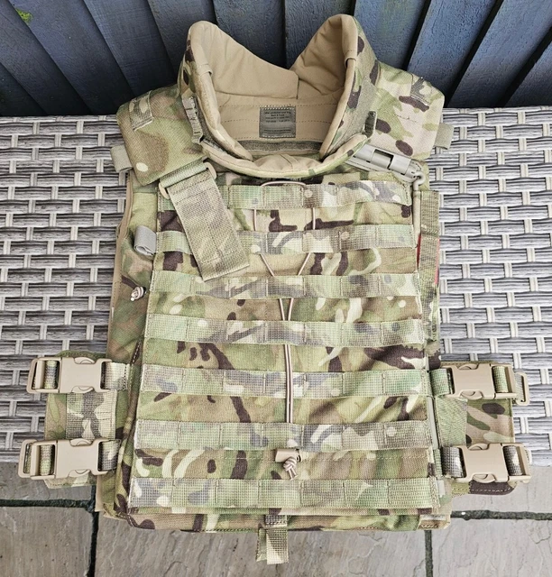 UKSF BRITISH ARMY Virtus MTP Scalable Tactical Vest STV Body Armour ...