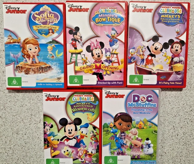 DISNEY JUNIOR X5 DVD's kids DVD Bundle DVD Region 4 $8.50 - PicClick AU