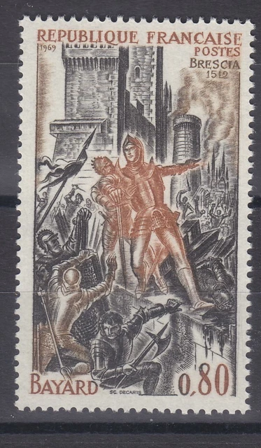 FRANCE ANNÉE 1969 le Chevalier Bayard à la bataille de Brescia N°1617 ...