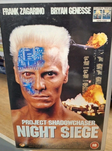 RARE VHS TAPE Project Shadowchaser Night Seige £5.92 - PicClick UK
