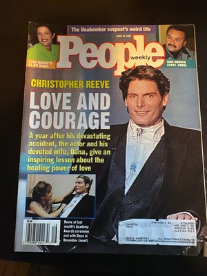 PEOPLE MAGAZINE - Christopher Reeve, Lisa Marie, Ron Brown - April 15 ...