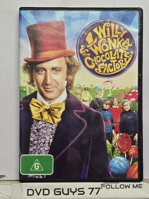 WILLY WONKA AND the Chocolate Factory (DVD, 1971)- Region 4 $8.65 ...