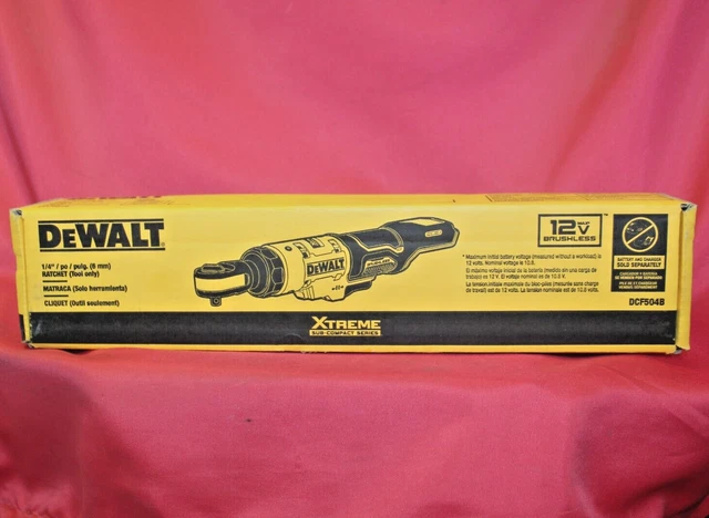 DEWALT XTREME 12V MAX Brushless 1/4 in. Ratchet - DCF504B - Open Box ...