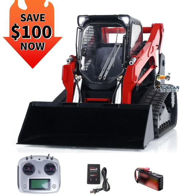 IN STOCK HYDRAULIC RC Skid-Steer Tracked Loader 1/14 SM770 Remote ...