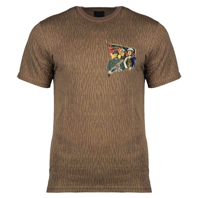 HERREN NVA TSHIRT Strichtarn Armee Motive DDR Heer Marine Luftwaffe ...