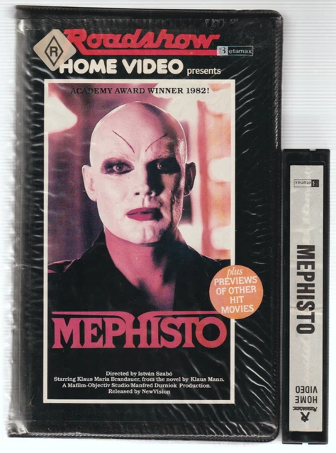 RARE BETA VIDEO Tape MEPHISTO Clamshell Betamax Roadshow Home $270.00 ...